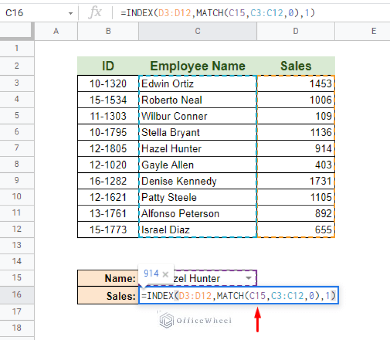 Using INDEX MATCH in Google Sheets - A Deep Dive