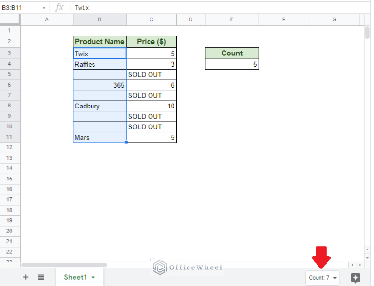 Using COUNTIF To Count Non Blank Cells In Google Sheets OfficeWheel