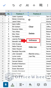 How to Freeze Rows in Google Sheets (3 Ways) - OfficeWheel