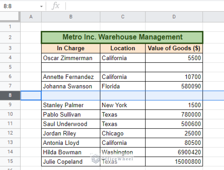 How to Insert Multiple Rows in Google Sheets (4 Ways) - OfficeWheel