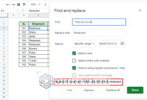 Find and Replace in Google Sheets (3 Ways) - OfficeWheel