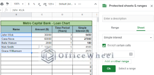 How to Lock Cells in Google Sheets (4 Ways) - OfficeWheel
