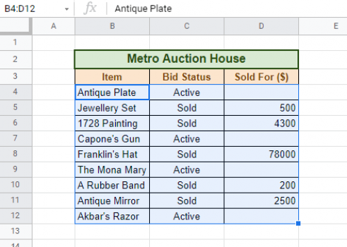 Change Row Color Based on Cell Value in Google Sheets (4 Ways ...