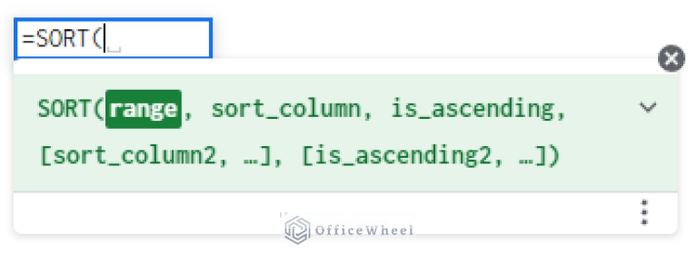 Sort By Column in Google Sheets (3 Easy Ways) - OfficeWheel