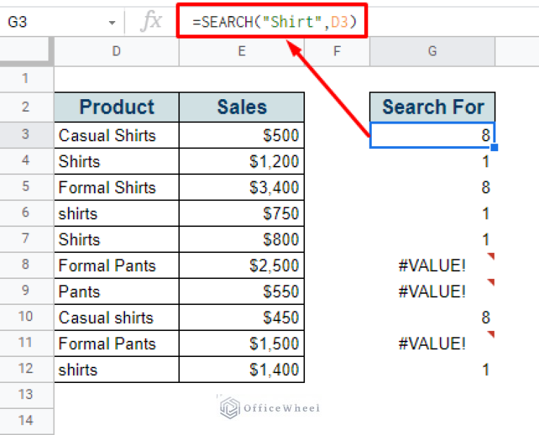 How to Search in Google Spreadsheet (5 Easy Ways)