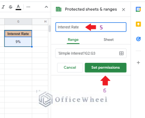 How to Lock Cells in Google Sheets (4 Ways) - OfficeWheel