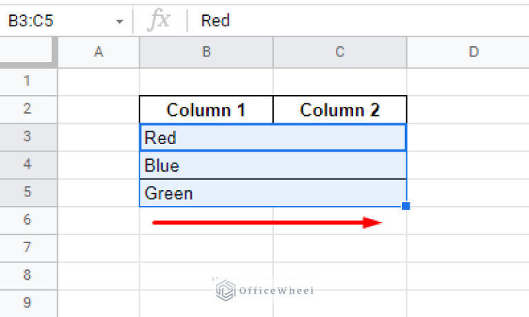 How to Merge Columns in Google Sheets - OfficeWheel