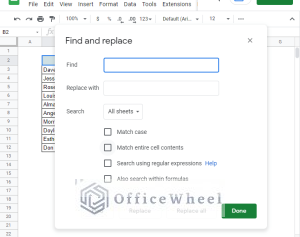 How to Search in Google Spreadsheet (5 Easy Ways)