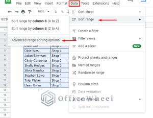 Sort By Column in Google Sheets (3 Easy Ways) - OfficeWheel