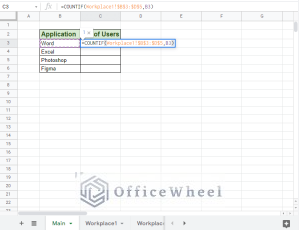 COUNTIF Across Multiple Sheets in Google Sheets - OfficeWheel