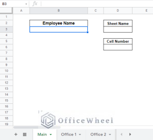 Indirect Sheet Name in Google Sheets (Easy Steps) - OfficeWheel