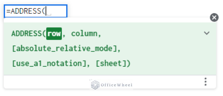 Return Cell Reference in Google Sheets (4 Easy Ways)