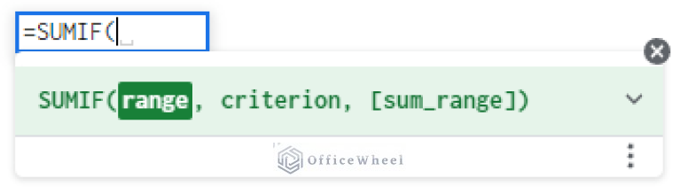 How to Use SUMIF in Google Sheets (With Examples) - OfficeWheel