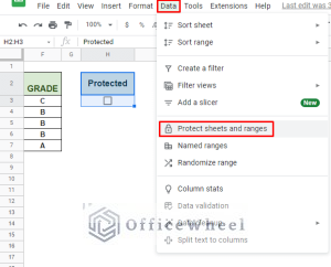 Conditional Locking Of Cells In Google Sheets (Easy Steps) - OfficeWheel