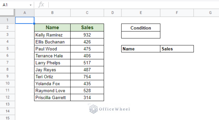 How to Query Cell Reference in Google Sheets - OfficeWheel