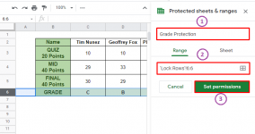 How To Lock Rows In Google Sheets (2 Easy Ways) - officewheel.com