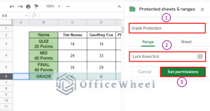 How To Lock Rows In Google Sheets (2 Easy Ways) - OfficeWheel