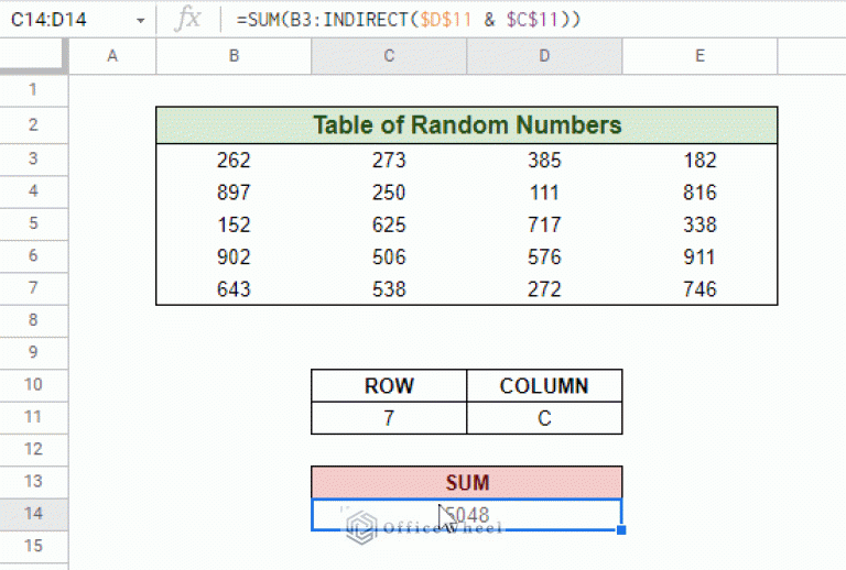 Dynamic Cell Reference in Google Sheets (Easy Examples)
