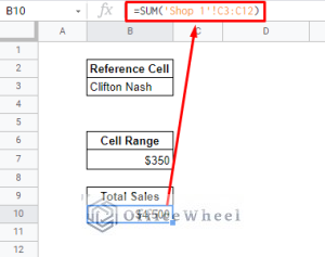 Reference Cell in Another Sheet in Google Sheets (3 Ways)