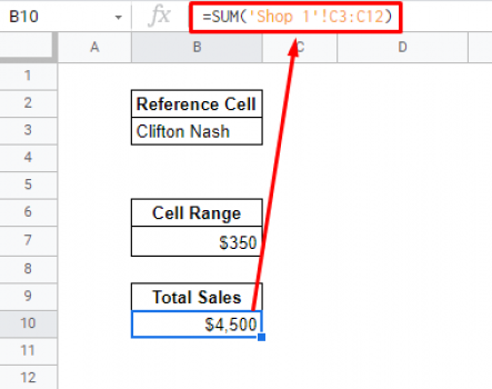 Reference Cell in Another Sheet in Google Sheets (3 Ways) - OfficeWheel