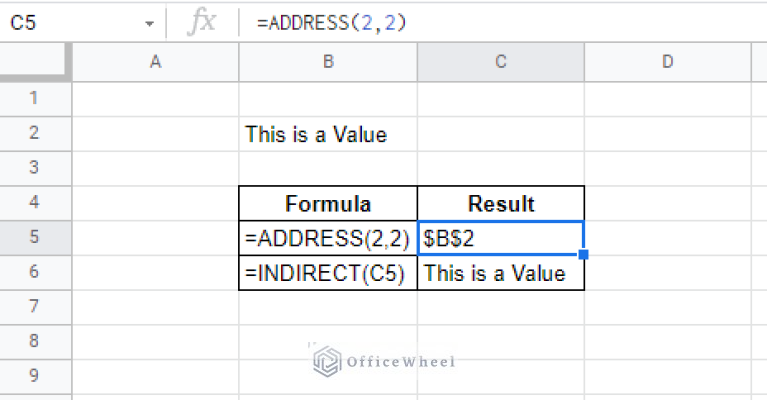 Return Cell Reference in Google Sheets (4 Easy Ways)