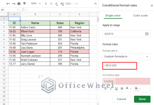 Using Conditional Formatting With Custom Formula in Google Sheets ...