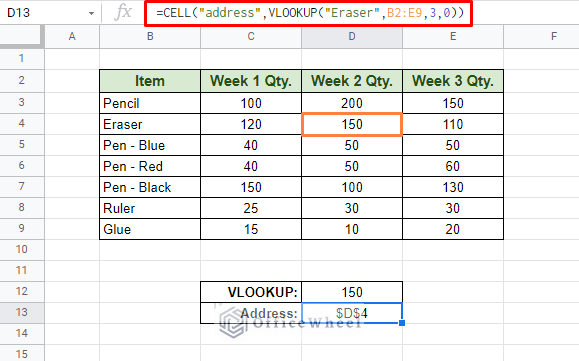 Find Cell Reference In Google Sheets 2 Ways OfficeWheel