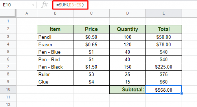 Relative Cell Reference in Google Sheets - OfficeWheel