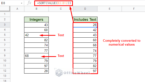  How To Sort Numerically In Google Sheets 3 Ways OfficeWheel