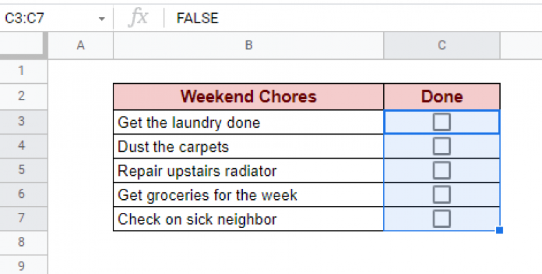 Conditional Formatting with Checkbox in Google Sheets - OfficeWheel Conditional Formatting with Checkbox in Google Sheets - OfficeWheel