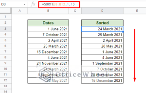 Using the SORT Function in Google Sheets (With Examples)