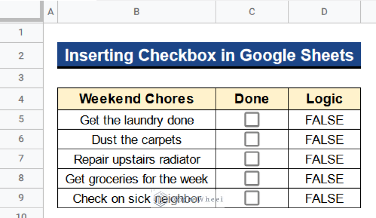 Conditional Formatting with Checkbox in Google Sheets Conditional Formatting with Checkbox in Google Sheets