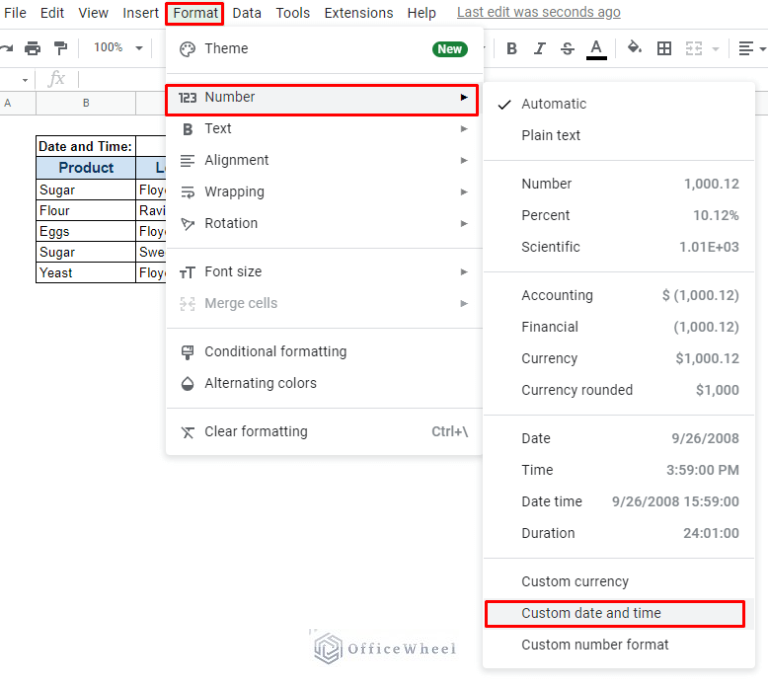 Find and Display Current Date in Google Sheets (Easy Guide) - OfficeWheel