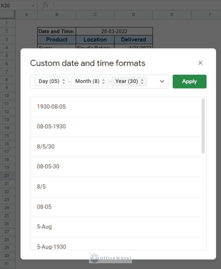 Find and Display Current Date in Google Sheets (Easy Guide) - OfficeWheel