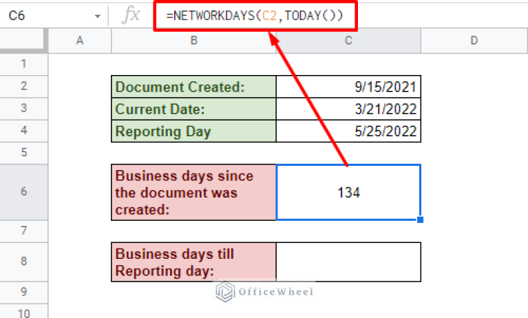 Count Days From Today in Google Sheets (5 Easy Ways) - OfficeWheel