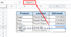 Find and Display Current Date in Google Sheets (Easy Guide) - OfficeWheel
