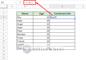 How to Concatenate Number and String in Google Sheets - OfficeWheel