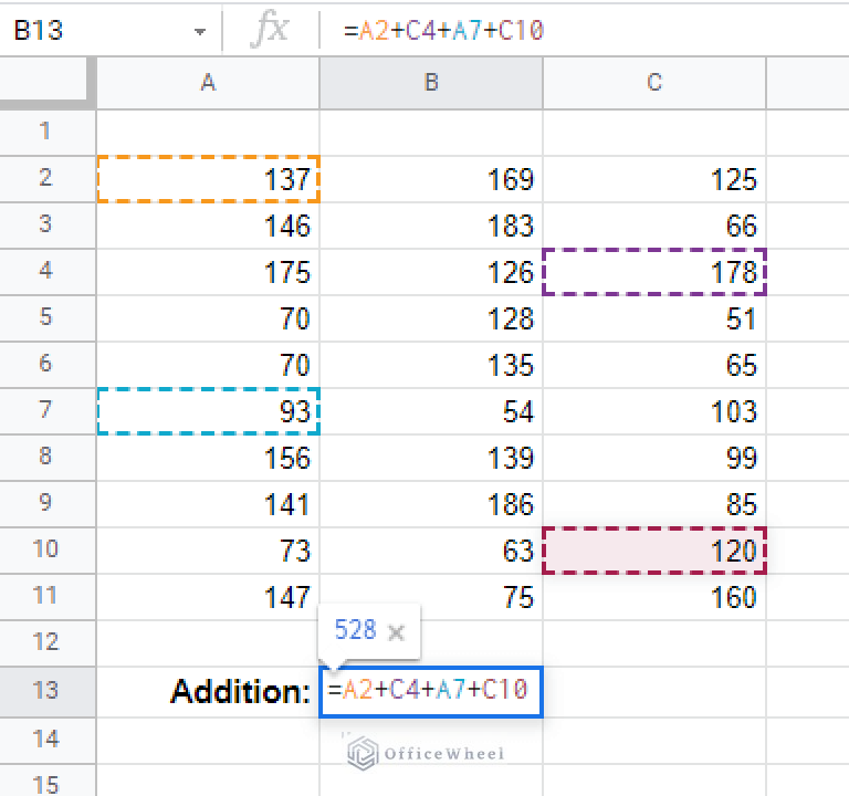 How To Add Up A Column In Google Sheets OfficeWheel