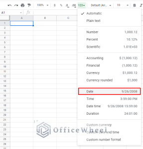 How to Format Date in Google Sheets (3 Easy Ways) - OfficeWheel