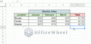 How to Sum Multiple Rows in Google Sheets (3 Ways) - OfficeWheel
