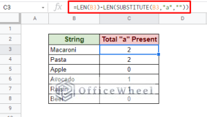 Character Count in Google Sheets (An Easy Guide) - OfficeWheel