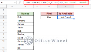 Find Value in a Range in Google Sheets (3 Easy Ways)