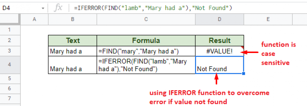 How to Use the Find Function in Google Sheets (An Easy Guide) - OfficeWheel