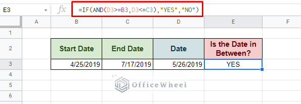 Find If Date Is Between Dates In Google Sheets An Easy Guide 