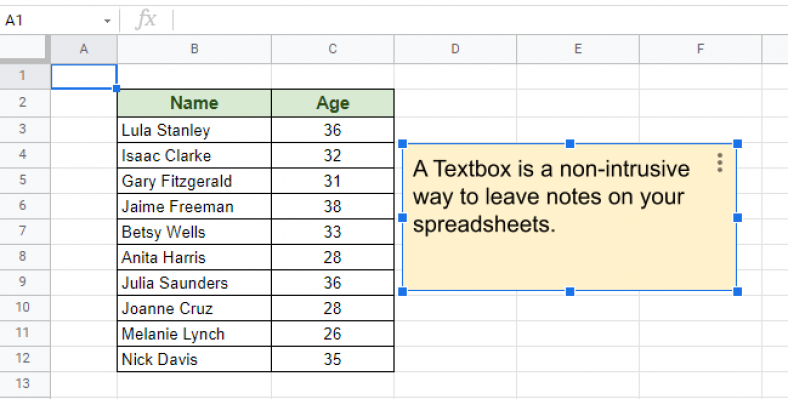 How to Insert a Textbox in Google Sheets (An Easy Guide) - OfficeWheel