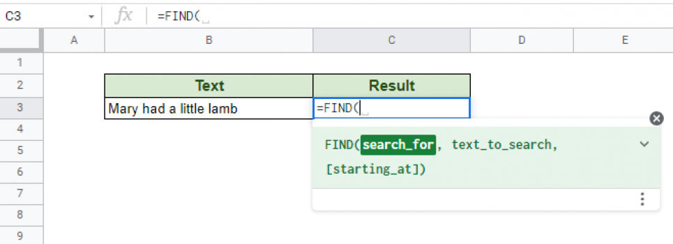 How to Use the Find Function in Google Sheets (An Easy Guide) - OfficeWheel