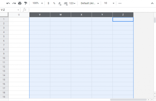 How to Have More than 26 Columns in Google Sheets - OfficeWheel