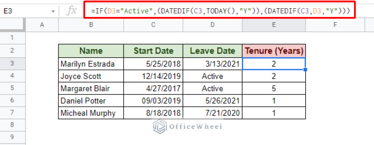 how-to-calculate-tenure-in-google-sheets-an-easy-guide-officewheel