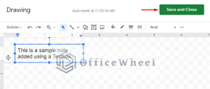 How to Insert a Textbox in Google Sheets (An Easy Guide) - OfficeWheel