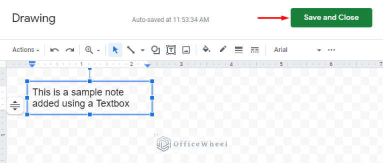 How to Insert a Textbox in Google Sheets (An Easy Guide) - OfficeWheel